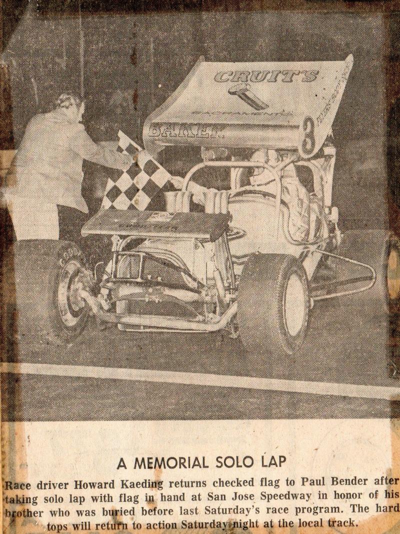 Legends Of San Jose Speedway - TRIBUTE TO KAEDING & RESCINO