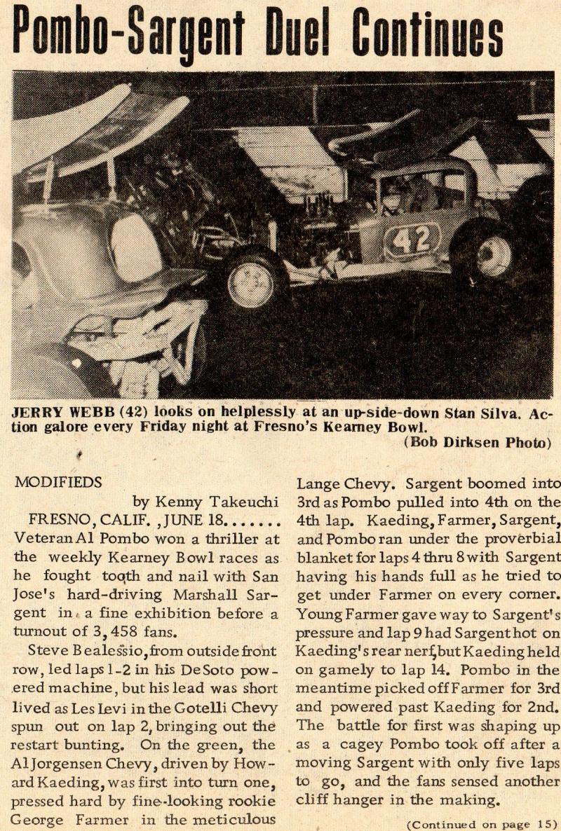 Legends Of San Jose Speedway - 1965 KEARNEY BOWL & CLOVIS RACING WHEELS ...